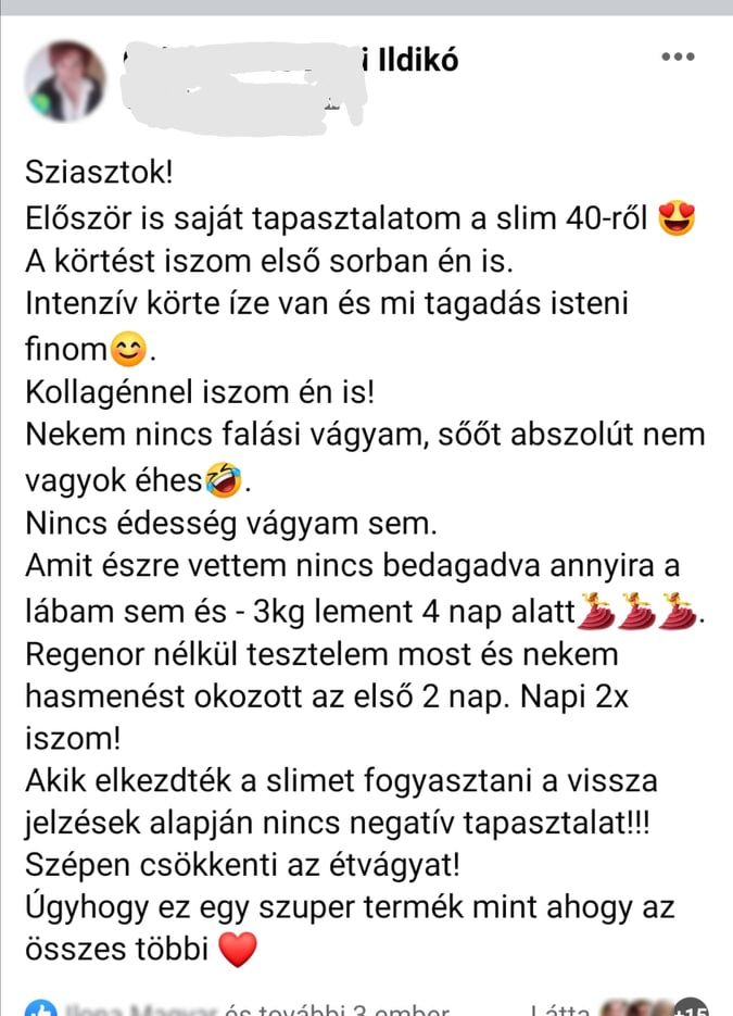 SLIM40 - Hello Fogyás